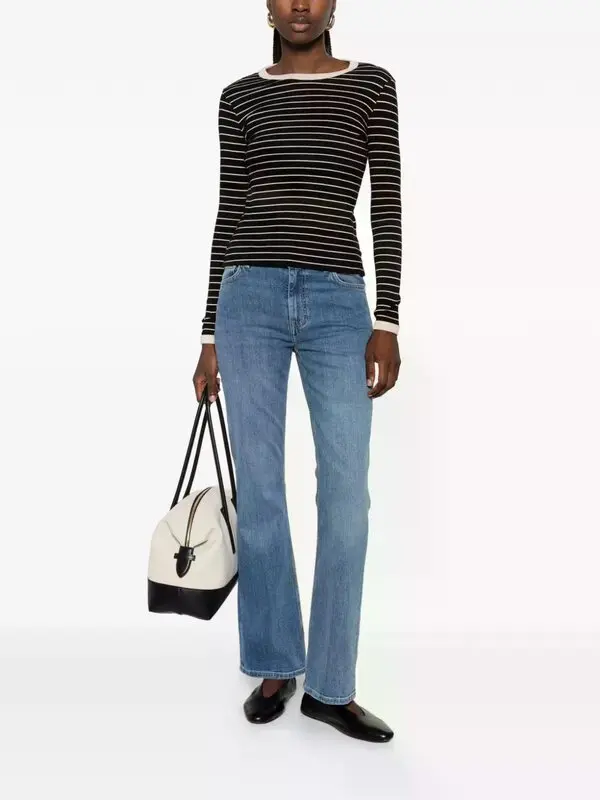 Gant Flared-leg Jeans With Whiskering Effect
