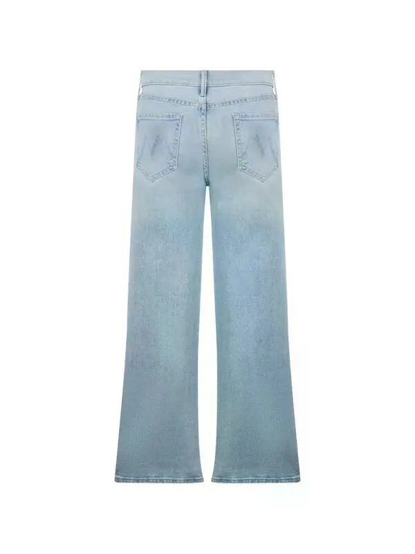MOTHER Faded Wide-leg Jeans