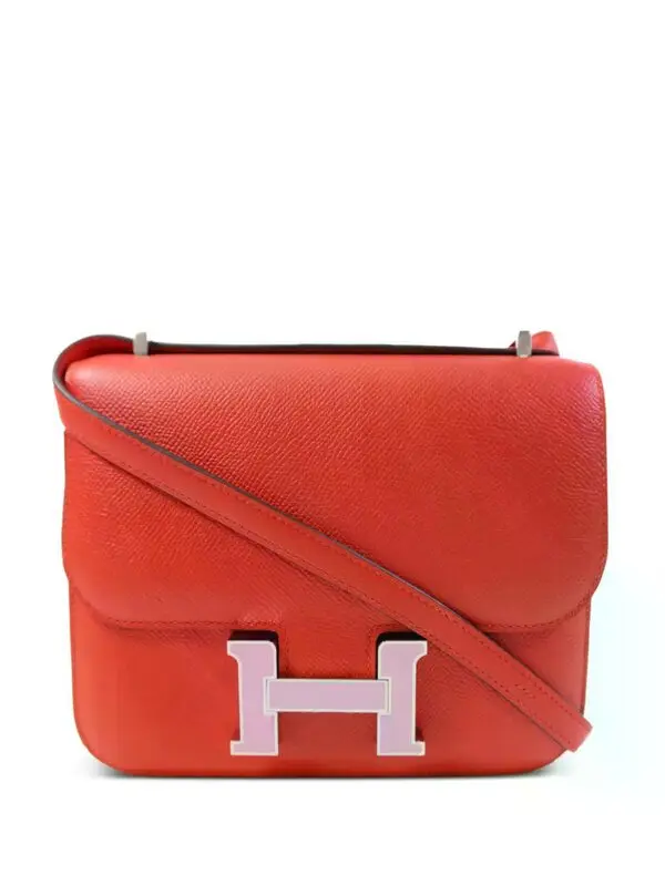 Hermès 24 Constance Epsom-leather Crossbody Bag - Red