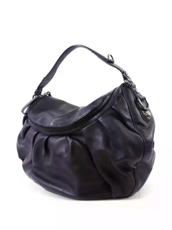 Gucci Pebbled Leather Shoulder Bag