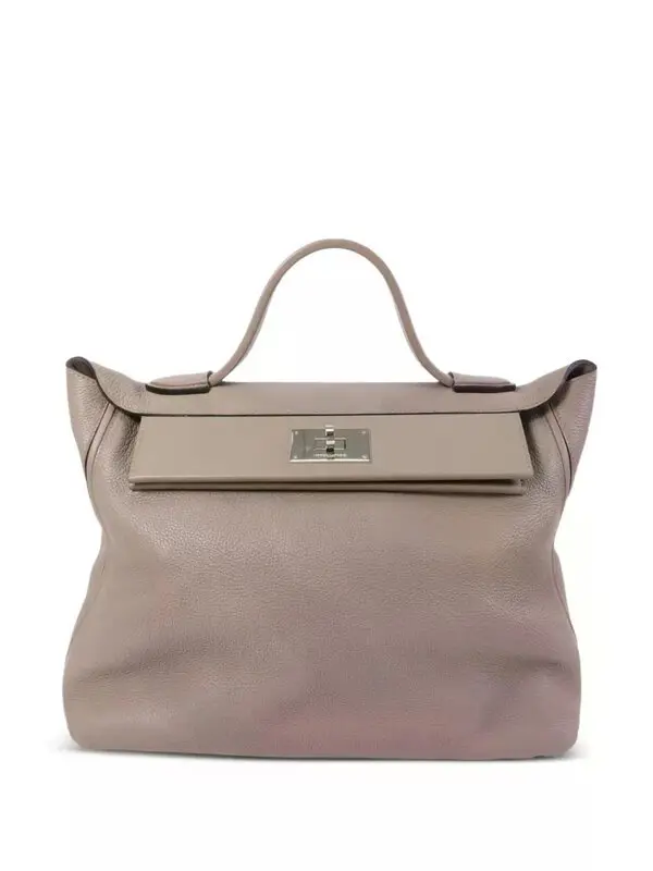 Hermès 35cm 24/24 Togo Leather Tote Bag - Neutrals