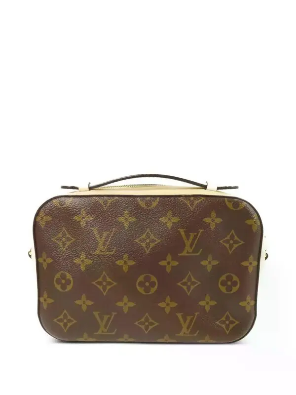 LOUIS VUITTON Monogram Saintonge Tote Bag - Brown