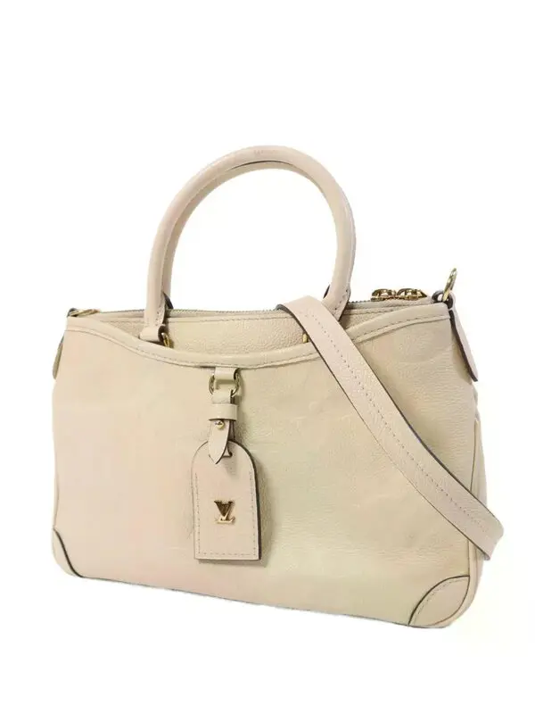 LOUIS VUITTON Trianon Pm Monogram Empreinte Shoulder Bag - Neutrals