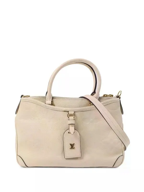 LOUIS VUITTON Trianon Pm Monogram Empreinte Shoulder Bag - Neutrals