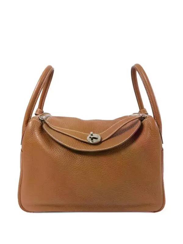 Hermès Lindy 30 Leather Tote Bag - Brown