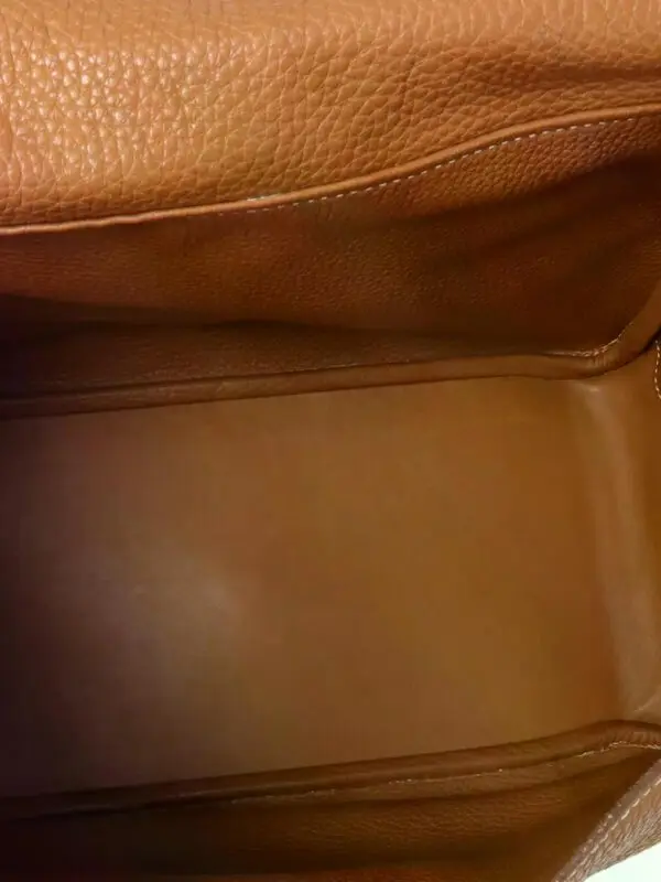 Hermès Lindy 30 Leather Tote Bag - Brown