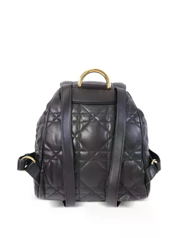 Dior Caro Quilted Leather Backpack