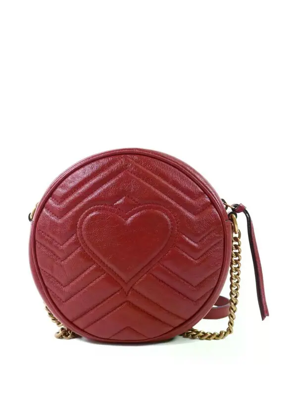 Gucci Gg Marmont Quilted Leather Crossbody Bag