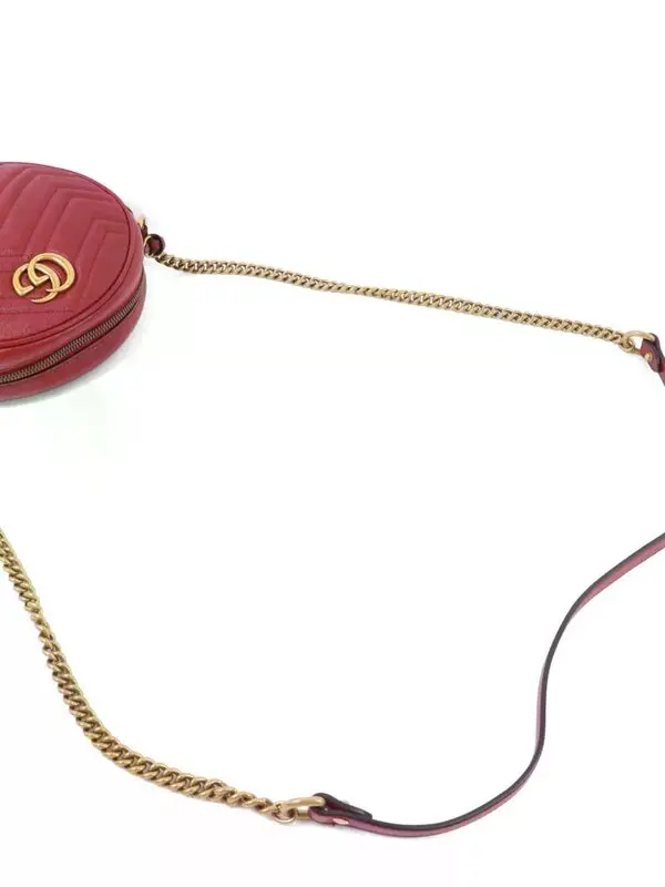 Gucci Gg Marmont Quilted Leather Crossbody Bag