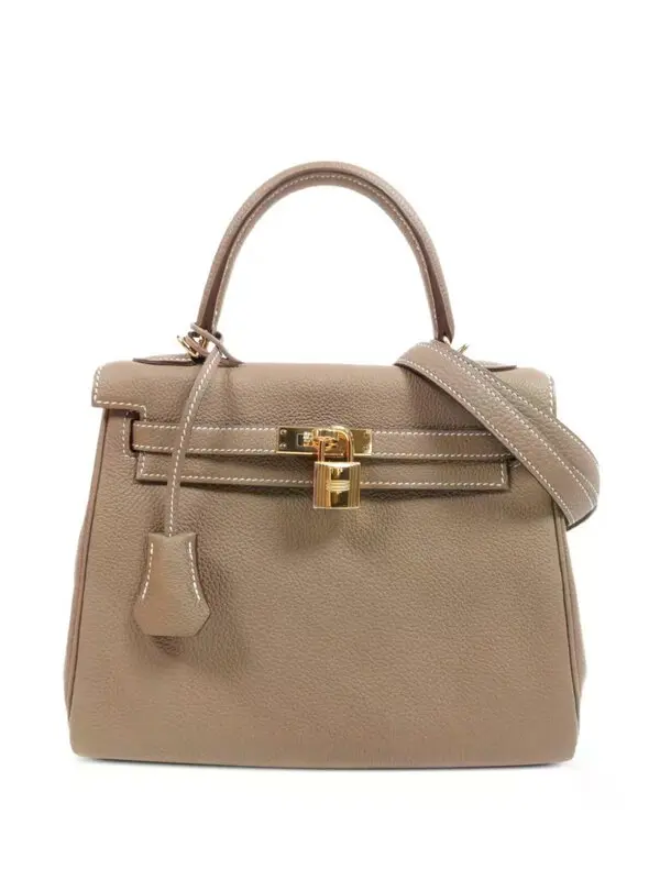 Hermès Kelly 25 Two-way Handbag - Brown