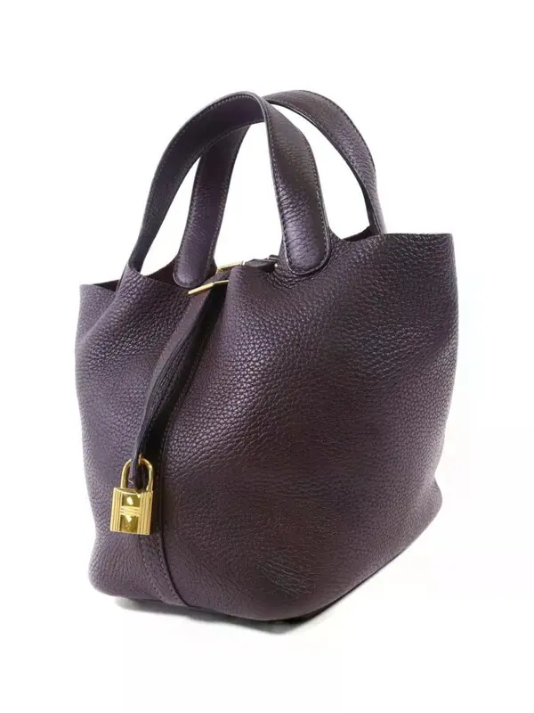 Hermès 2021 Picotin Pm Tote Bag - Brown