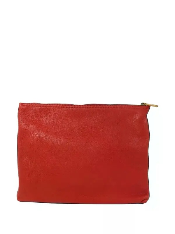 Gucci Gg Logo Print Clutch