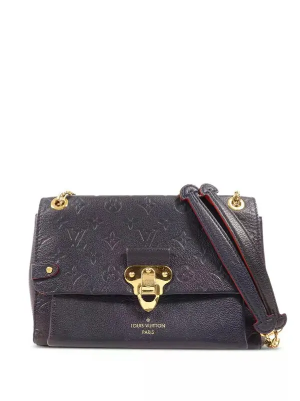 LOUIS VUITTON Vavin Pm Monogram Empreinte Shoulder Bag - Blue