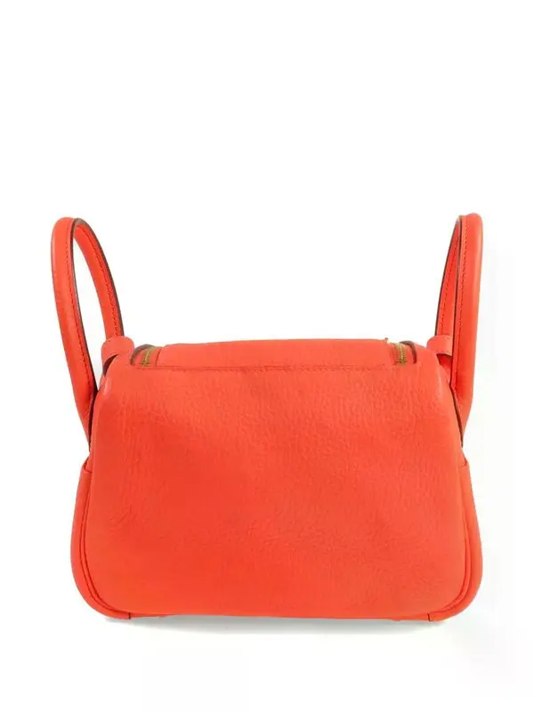 Hermès Mini Lindy Two-way Handbag - Red