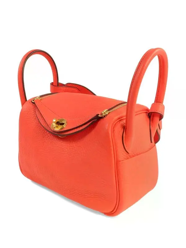 Hermès Mini Lindy Two-way Handbag - Red