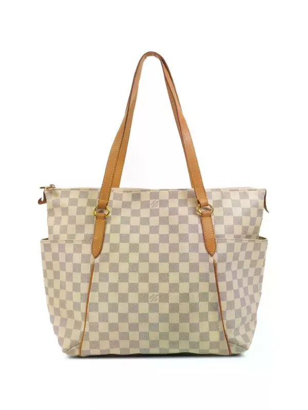 LOUIS VUITTON Damier Azur Totally Shoulder Bag - Neutrals