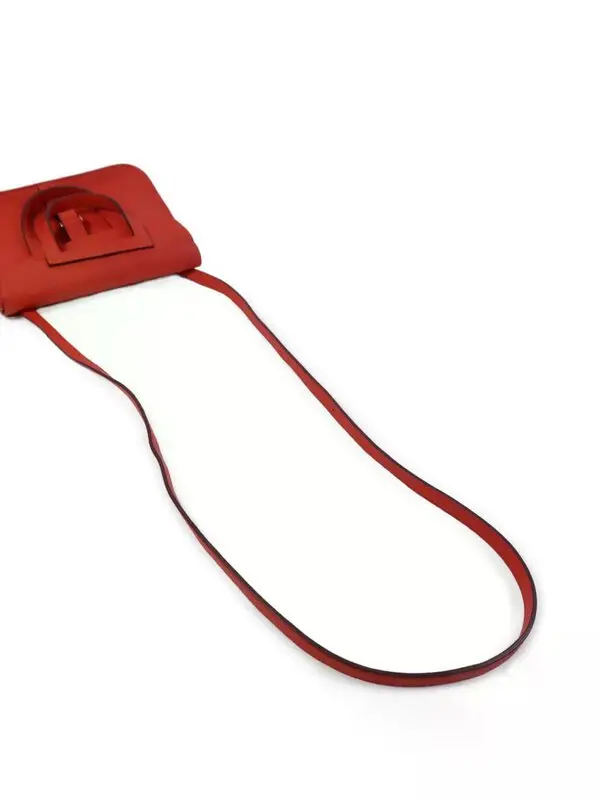 Hermès Mini Halzan Shoulder Bag - Red