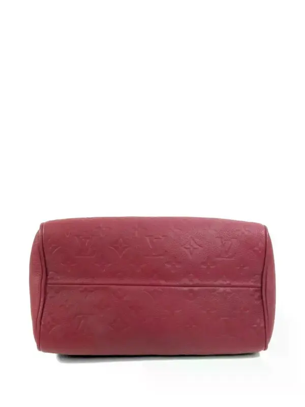 LOUIS VUITTON Speedy Bandouliere Monogram Shoulder Bag - Red