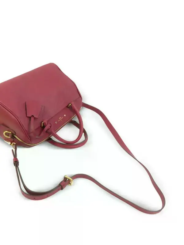LOUIS VUITTON Speedy Bandouliere Monogram Shoulder Bag - Red