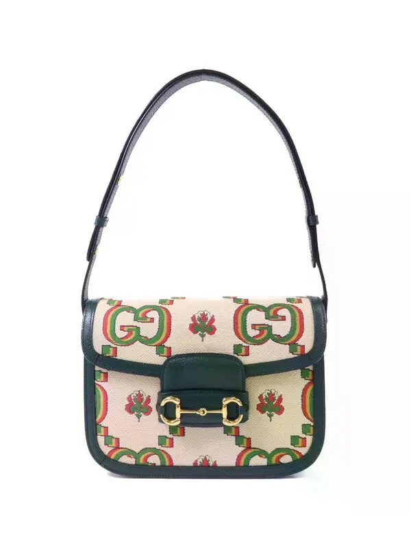 Gucci Horsebit 1955 Gg Shoulder Bag