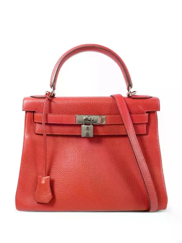 Hermès Kelly 28 Togo Tote Bag - Red