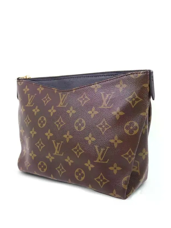 LOUIS VUITTON Pallas Beauty Case Monogram Canvas Clutch - Brown