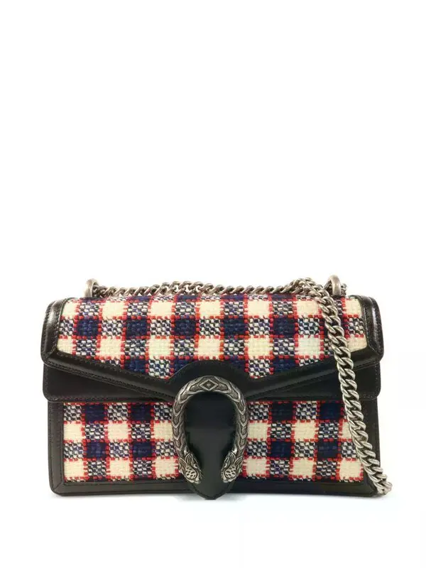 Gucci Dionysus Check-pattern Shoulder Bag - Neutrals