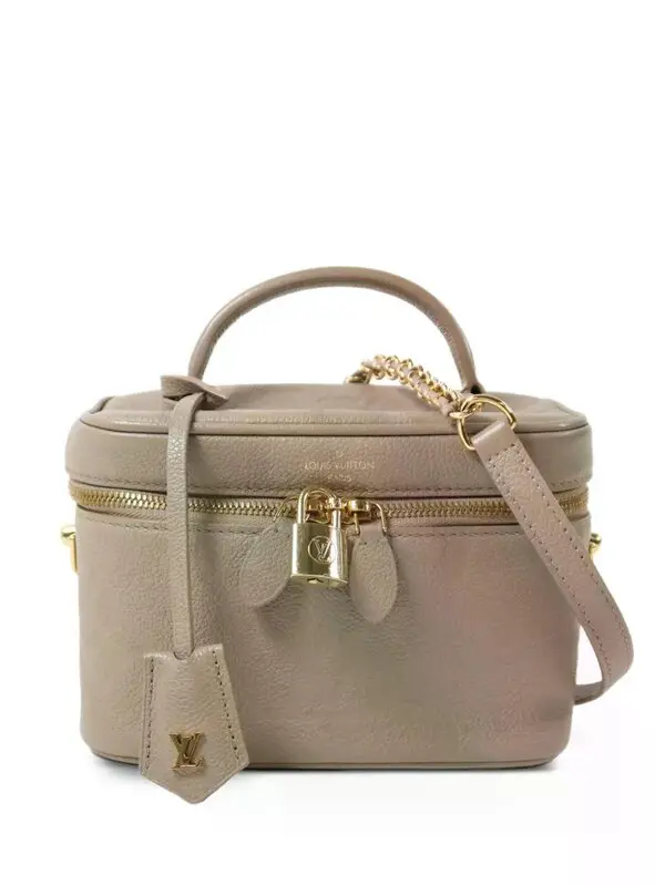 LOUIS VUITTON Pm Vanity Monogram Empreinte Tote Bag - Neutrals