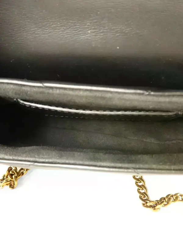 LOUIS VUITTON New Wave Chain-strap Calfskin Handbag - Black