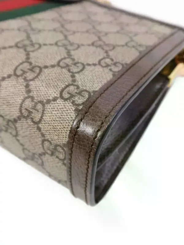 Gucci Ophidia Gg Shoulder Bag - Neutrals