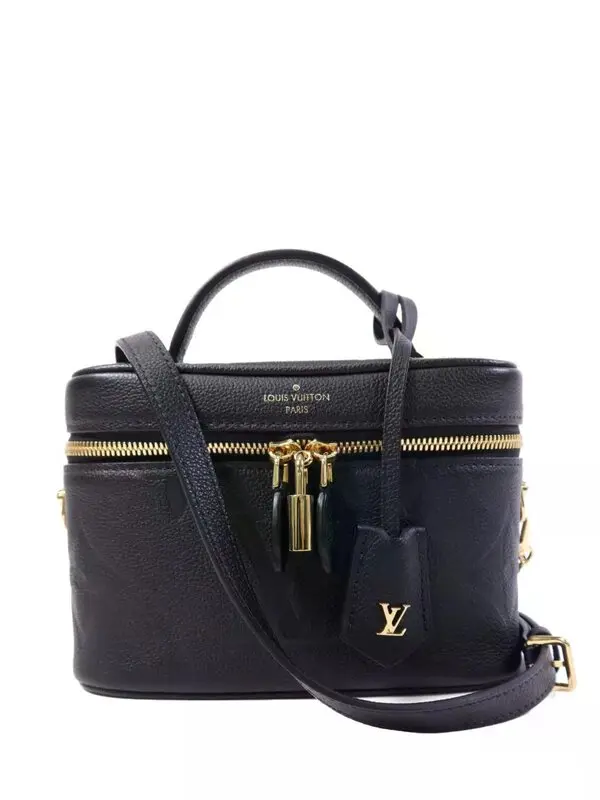 LOUIS VUITTON Monogram Empreinte Vanity Bag - Black