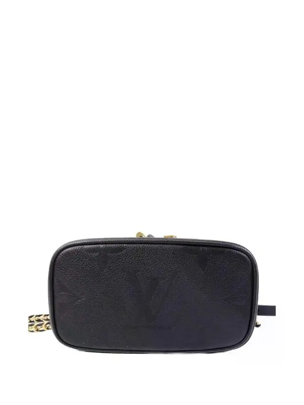 LOUIS VUITTON Monogram Empreinte Vanity Bag - Black