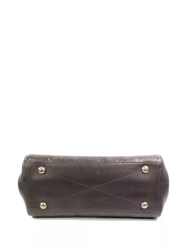 LOUIS VUITTON Bb Montaigne Monogram Empreinte Tote Bag - Black