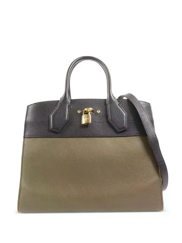 LOUIS VUITTON City Steamer Mm Two-way Handbag - Green
