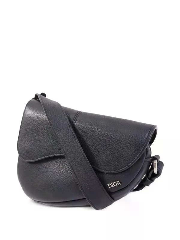 Dior Mini Saddle Shoulder Bag - Black