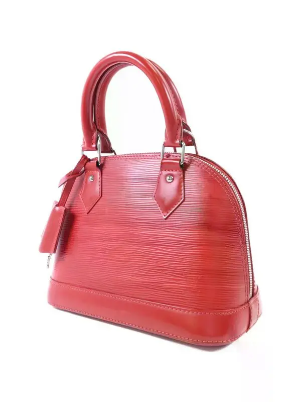 LOUIS VUITTON Epi Alma Bb Leather Tote Bag - Red