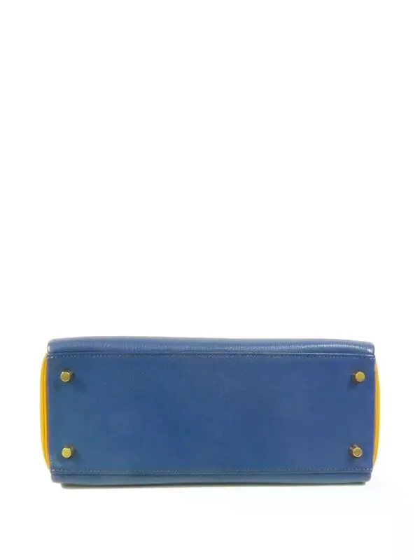 Hermès Kelly 28 Leather Tote Bag - Blue