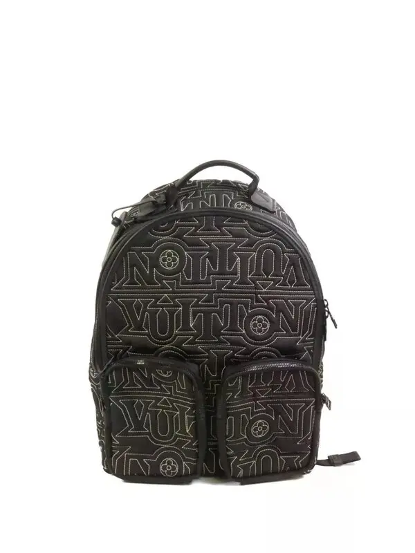 LOUIS VUITTON Logo Embroidered Backpack