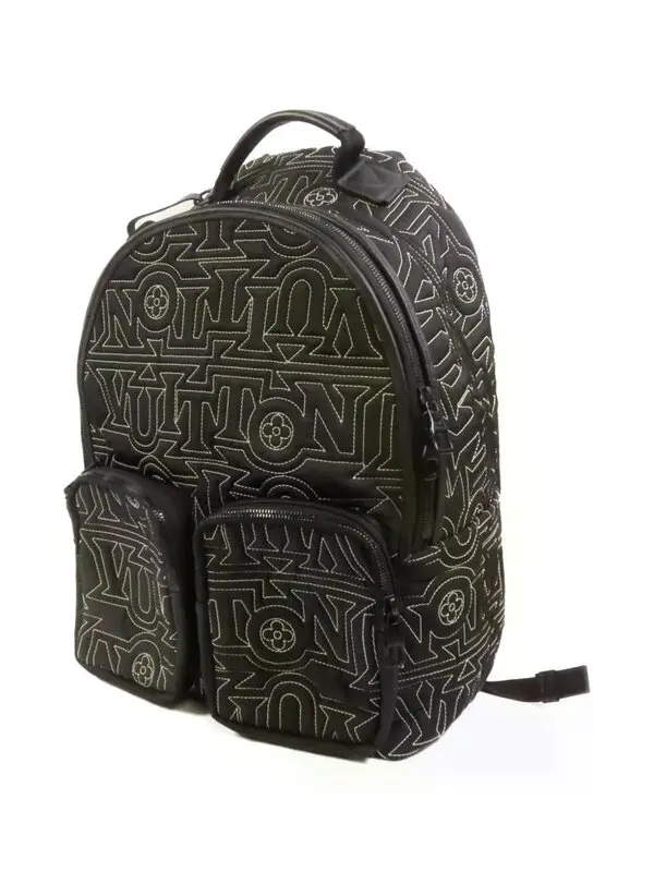LOUIS VUITTON Logo Embroidered Backpack