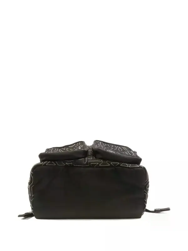 LOUIS VUITTON Logo Embroidered Backpack