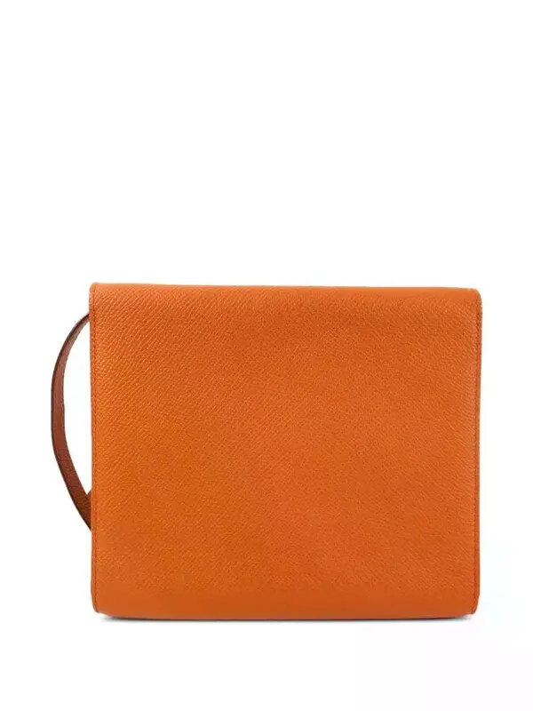 Hermès Clic 16 Leather Shoulder Bag - Orange