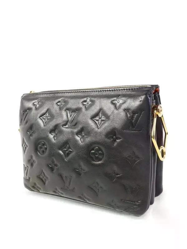 LOUIS VUITTON Bb Coussin Monogram Shoulder Bag - Black
