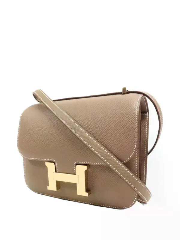 Hermès Mini Constance Shoulder Bag - Neutrals