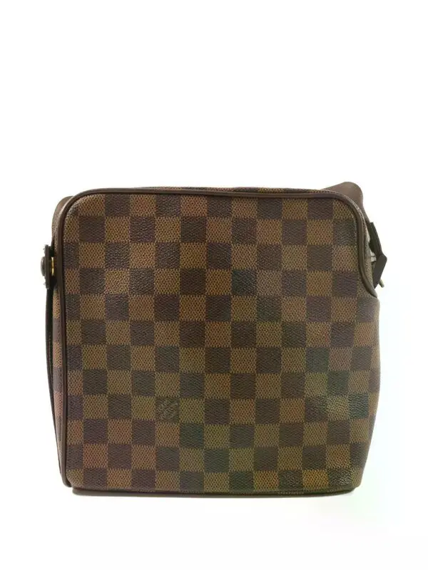 LOUIS VUITTON Pm Olav Crossbody Bag Damier Ebene