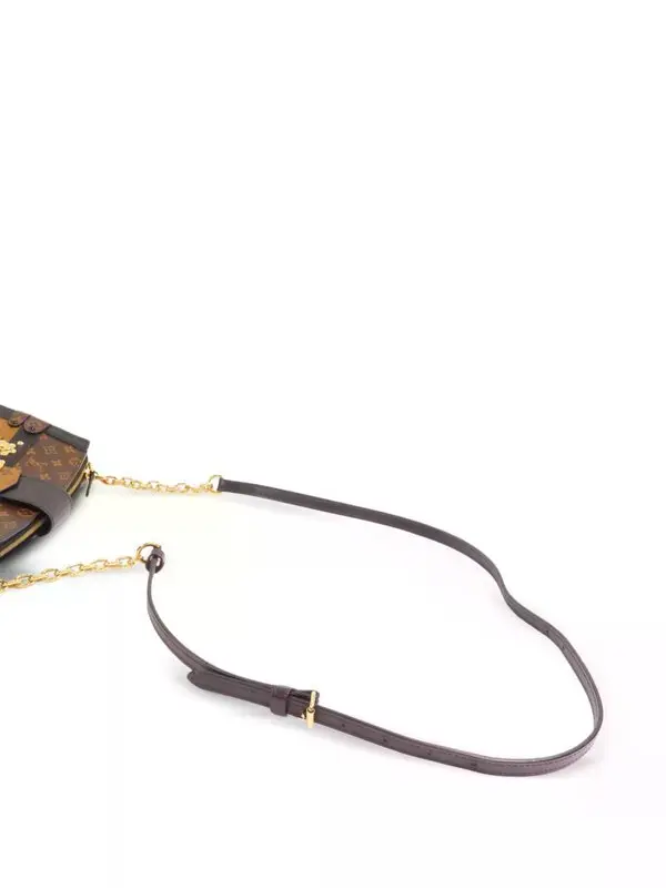 LOUIS VUITTON Trunk Monogram Reverse Crossbody Bag - Brown
