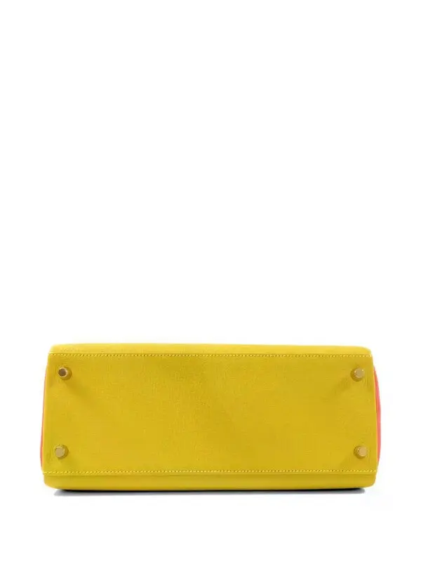 Hermès 28 Kelly Two-way Shoulder Bag - Yellow