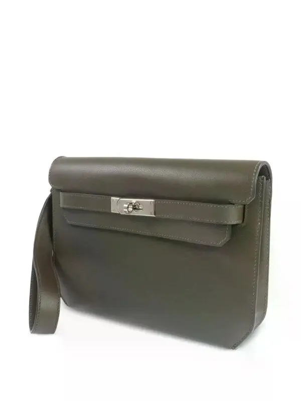 Hermès 25 Kelly Dépêches Clutch Bag - Grey