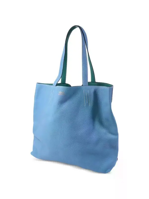 Hermès 28 Double Sens Tote Bag - Blue