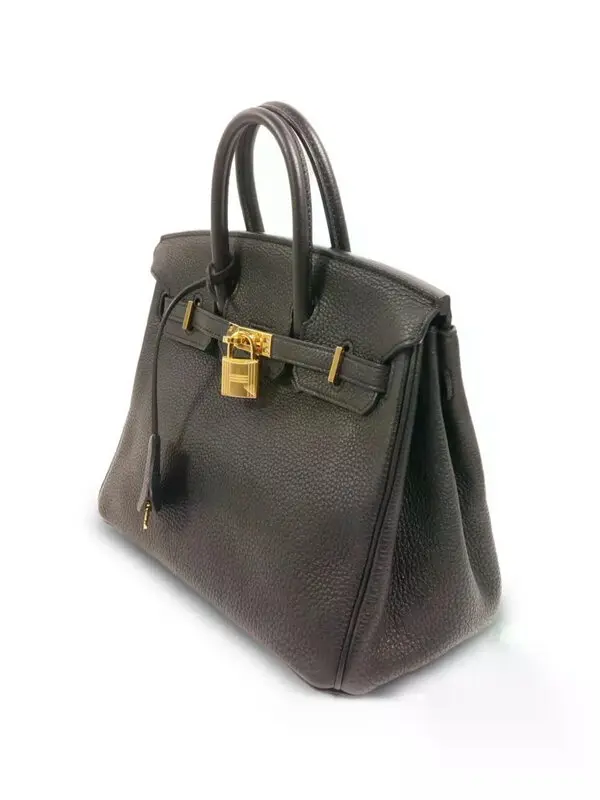 Hermès 25cm Togo Leather Birkin Bag - Black