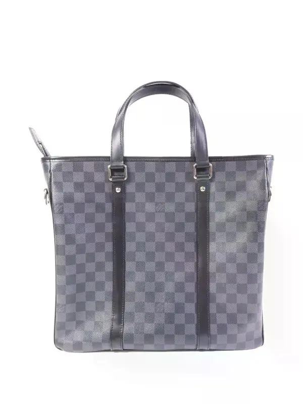 LOUIS VUITTON Damier Graphite Tadao Mm Tote Bag - Grey